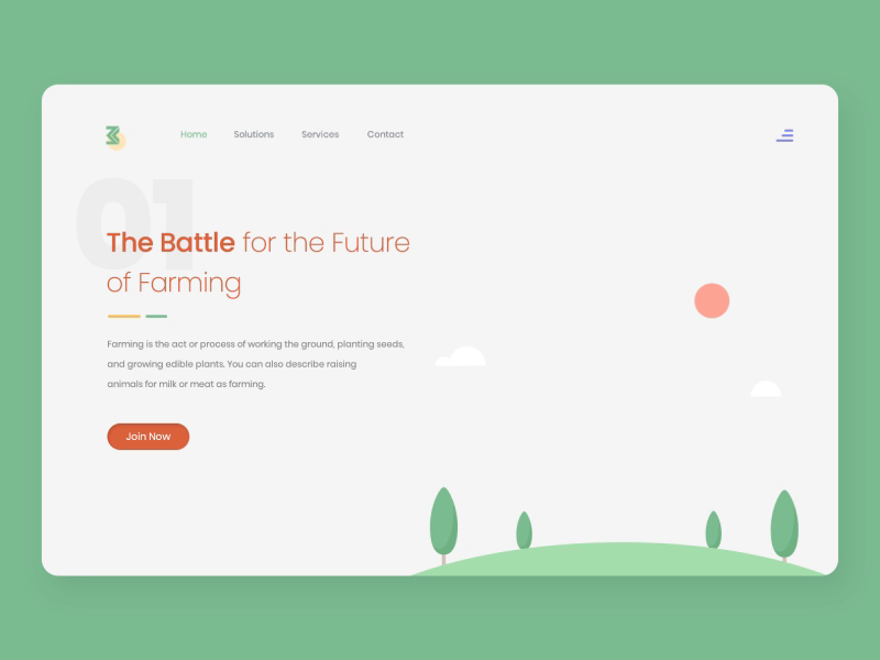 Farming Website by Master Creationz -Global UI UX Design Studio on Dribbble