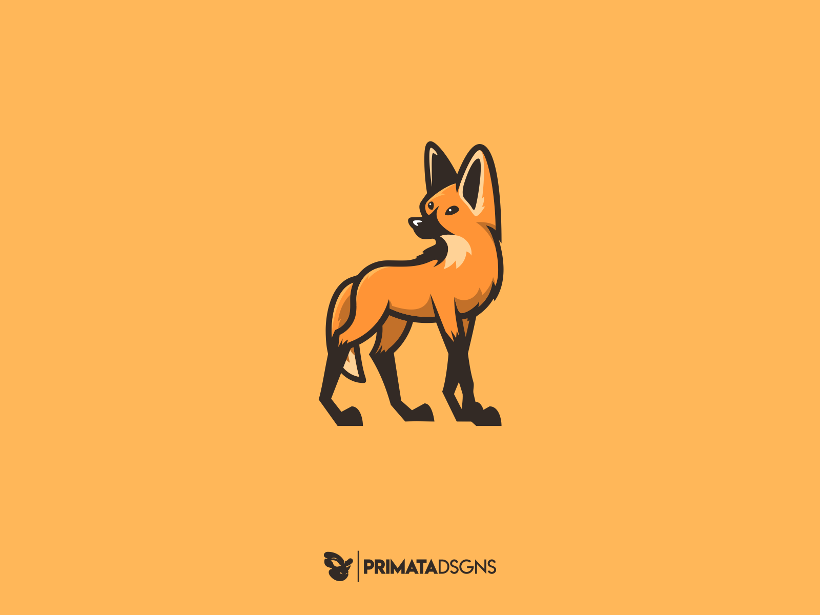 Maned Wolf by Primata Designs on Dribbble