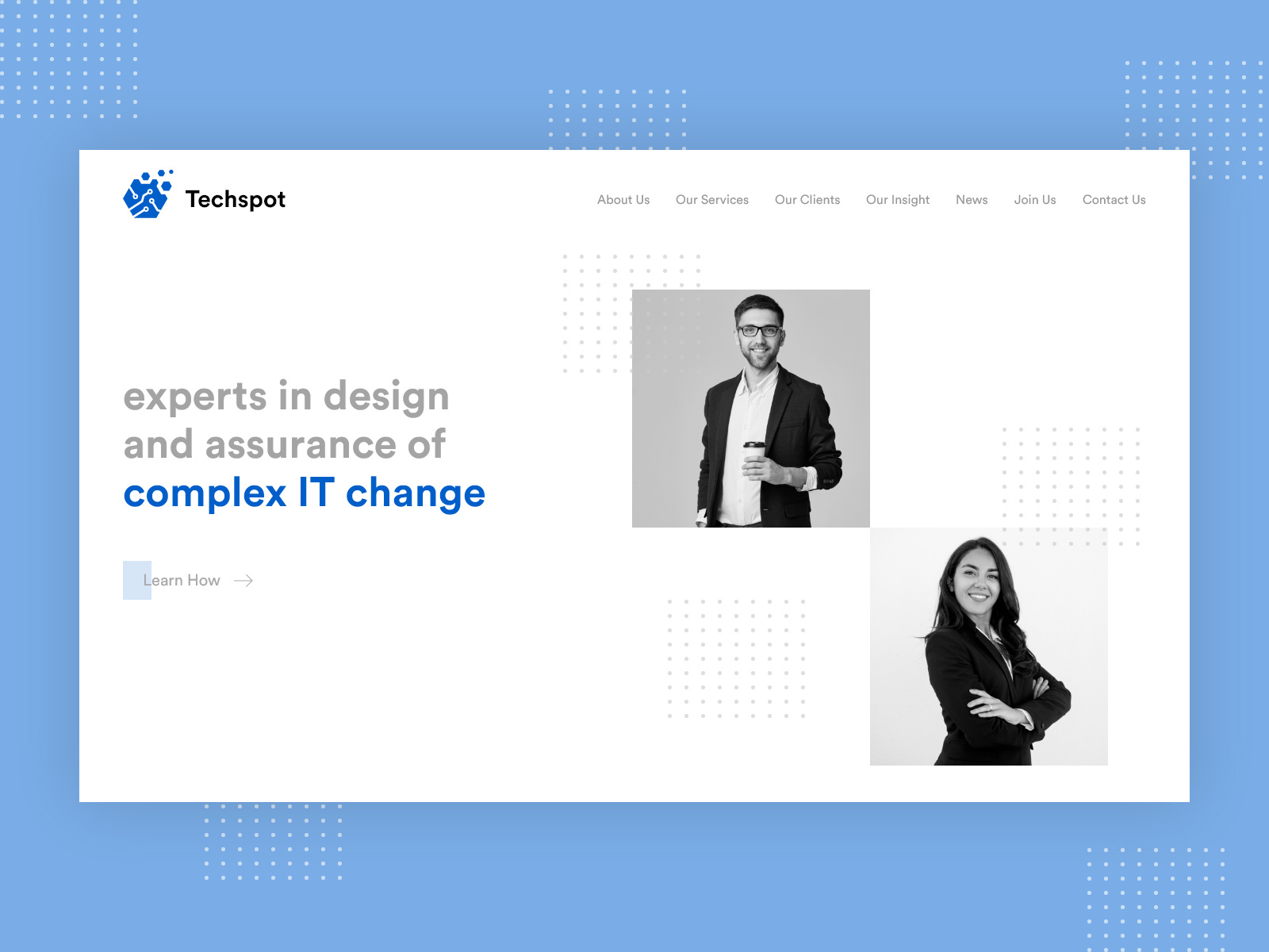 Home Page Design for IT Company by SPEC INDIA on Dribbble