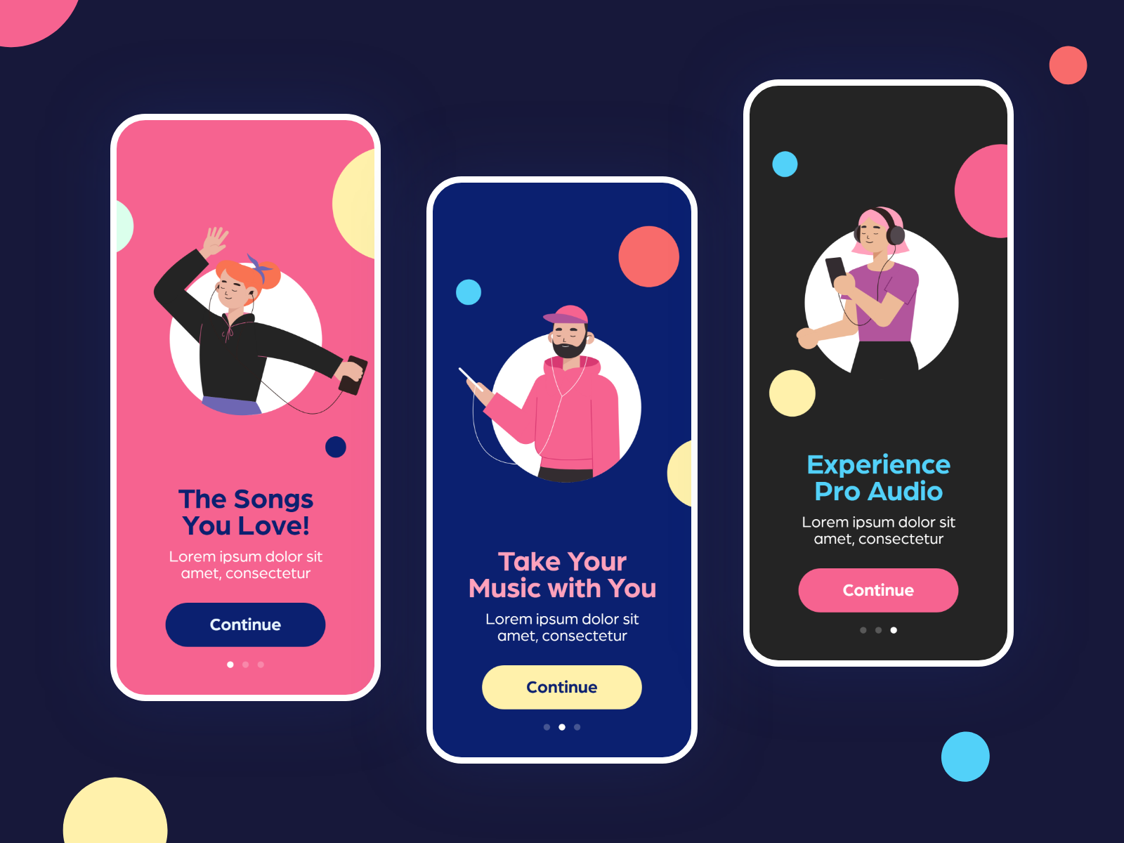 Music App Onboarding by SPEC INDIA on Dribbble