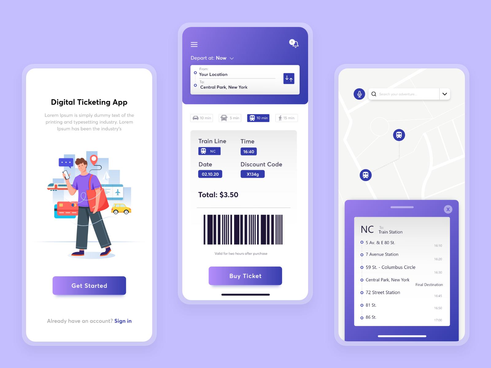 Digital Ticketing App Concept by SPEC INDIA on Dribbble