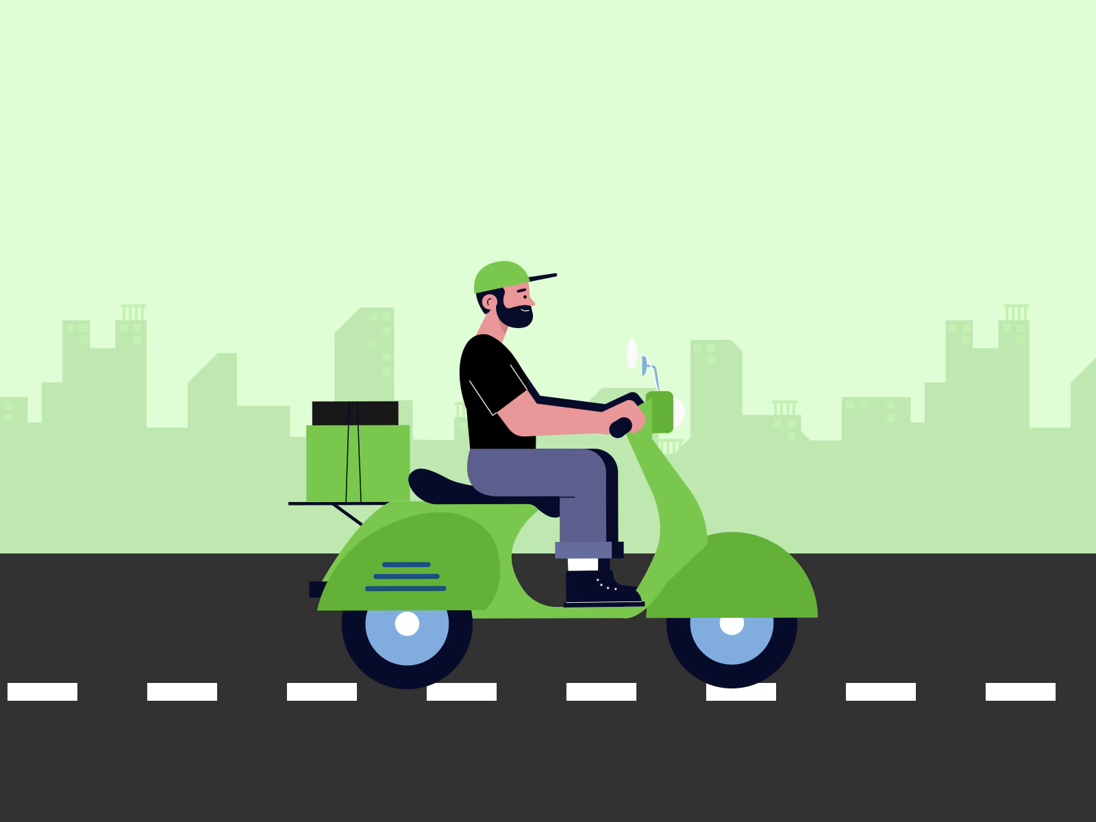 Animation concept for Zomato acquiring Uber Eats India by SPEC INDIA on ...