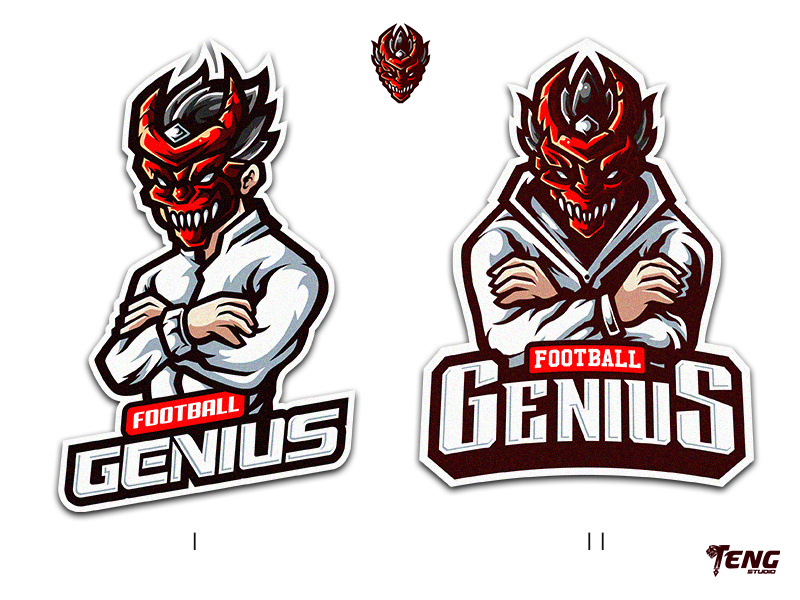 FOOTBALL GENIUS LOGO by Teng Studio on Dribbble