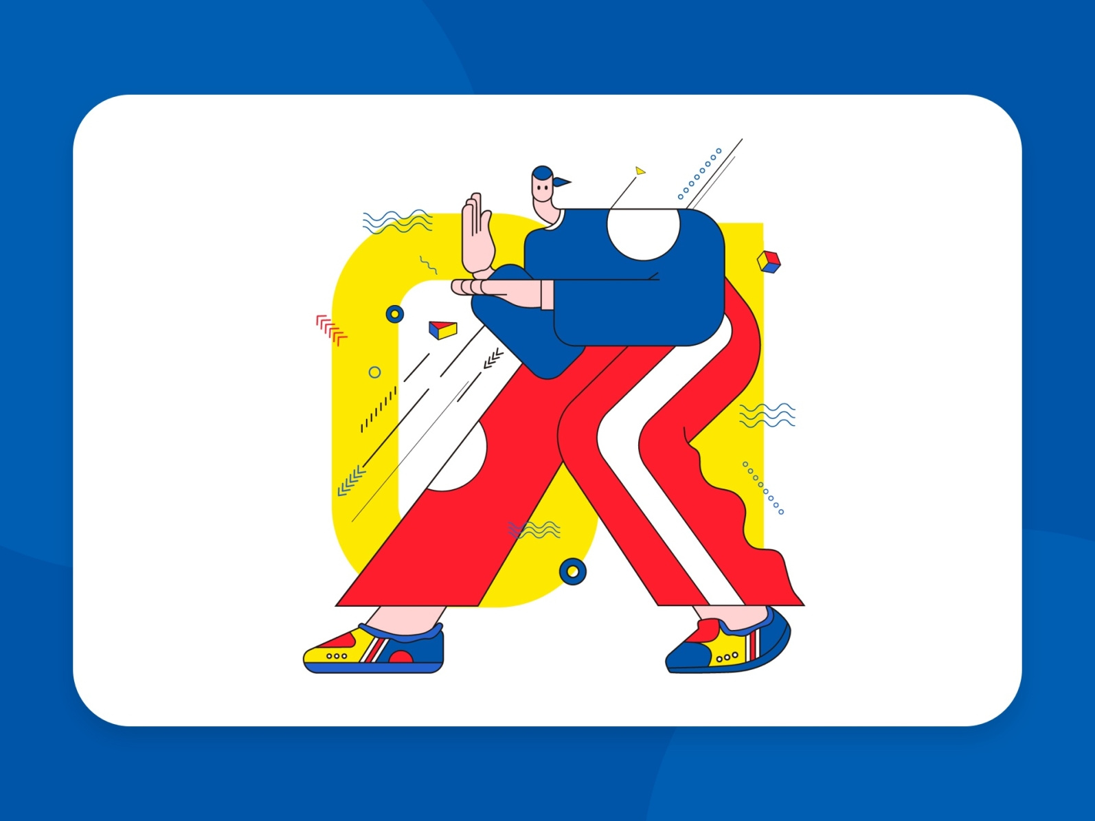 Flat illustration by Lilliannnnnnnm on Dribbble