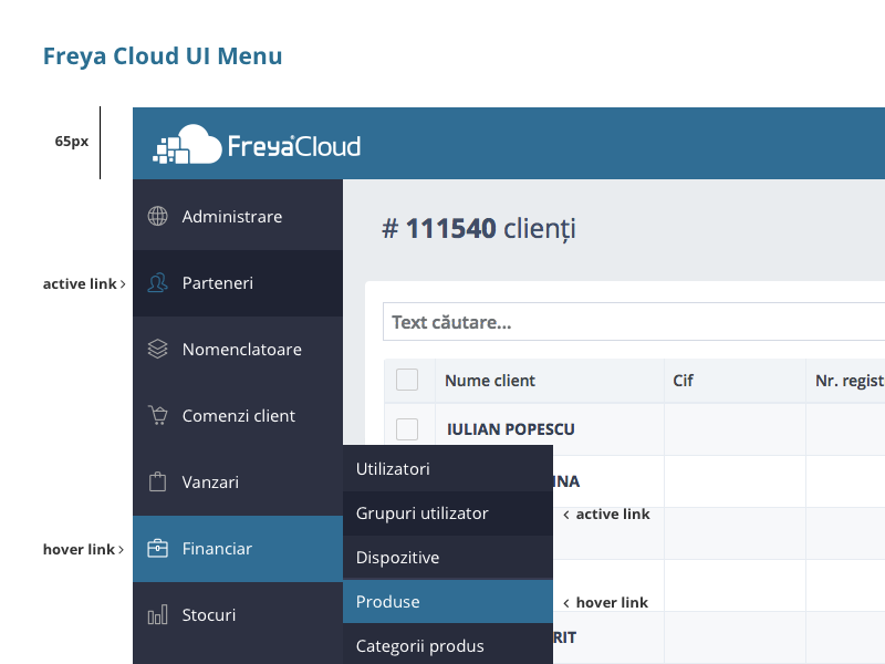 Back Office UI Design by Vlad Mateescu on Dribbble