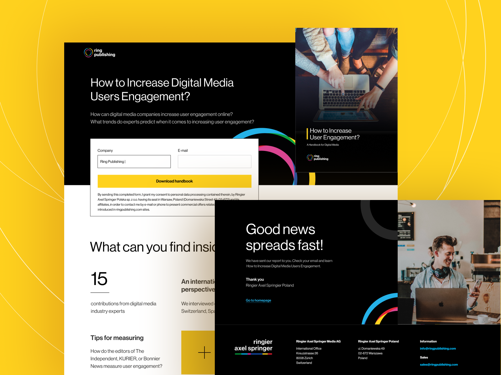 Ring Publishing - report landing page by Paweł Nawara for Project ...