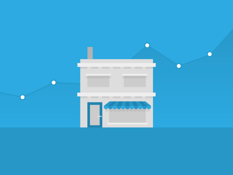 Small Business Illustration by Laura Weiss for Sprout Social on Dribbble