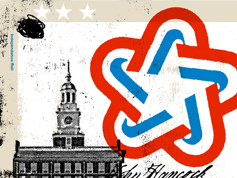 Independence Hall by Tim Gough / Dirty Hands Studio on Dribbble