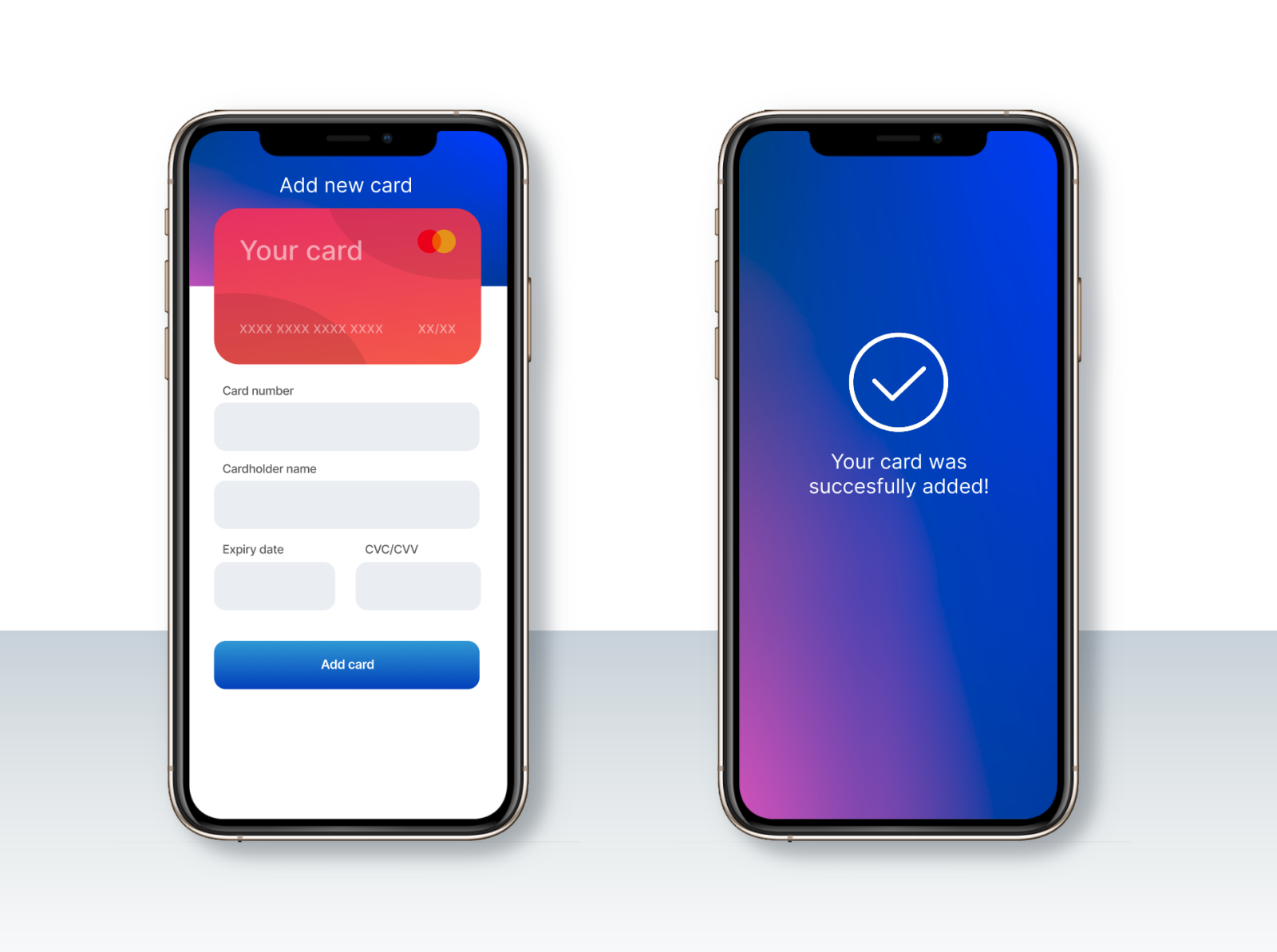 Add new card Page by Marsel Khisamov on Dribbble