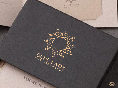 Blue Lady Logo by visual curve on Dribbble