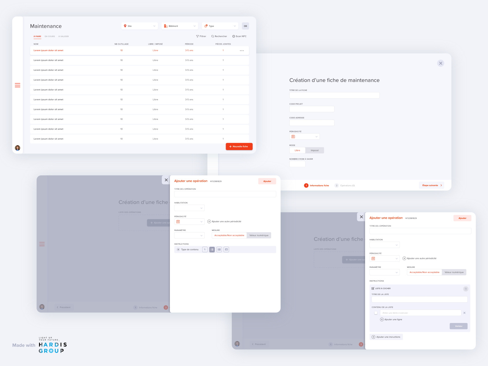 Industrial maintenance memo by Mickaël on Dribbble