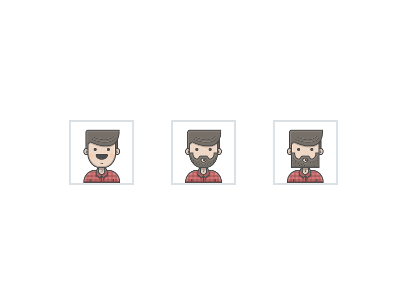 Avatar System by Andrew Rosek on Dribbble