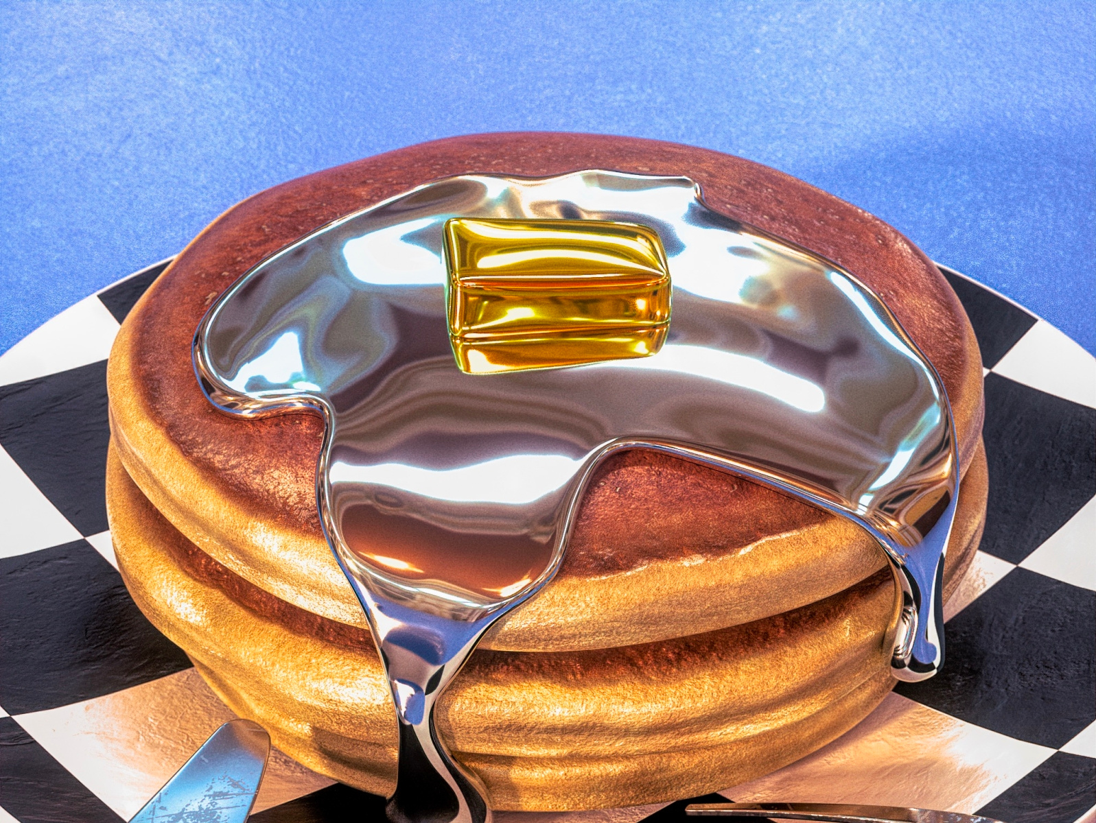 chromecakes by Blunt Action on Dribbble