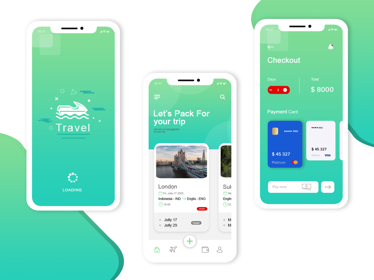 travel app. by Zikri on Dribbble