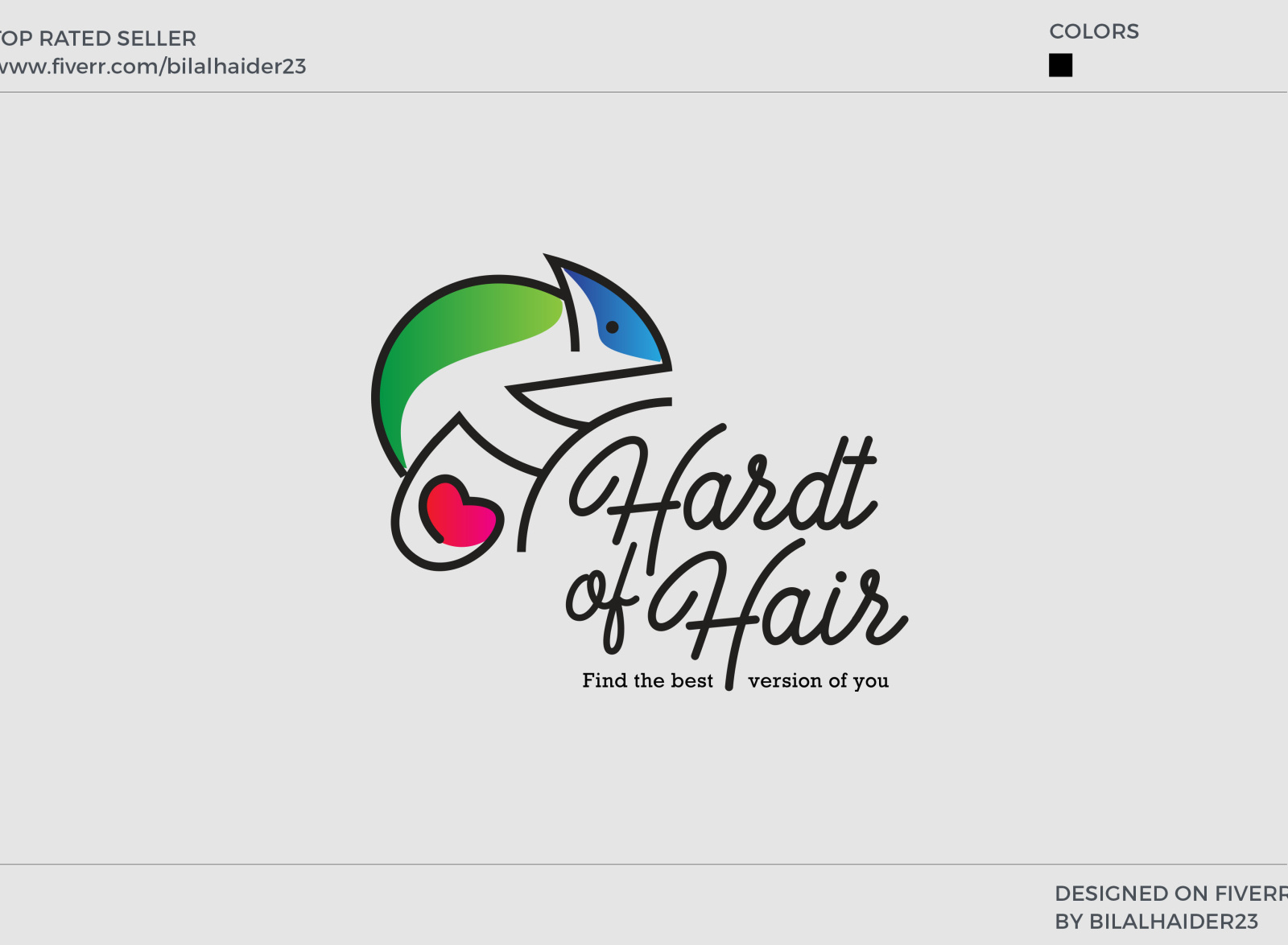 Hardt of Hair by Bilal Haider - Logo and Brand Identity Designer on ...