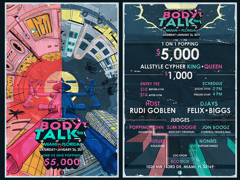 Body Talk 2019 by 2NES UNOE on Dribbble