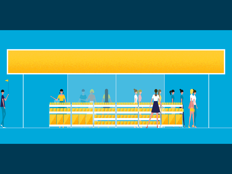 Customer Invading {gif} by STUDIO beatgram on Dribbble