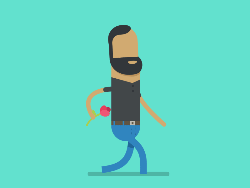 Happy Stroll by Ben Balderas on Dribbble