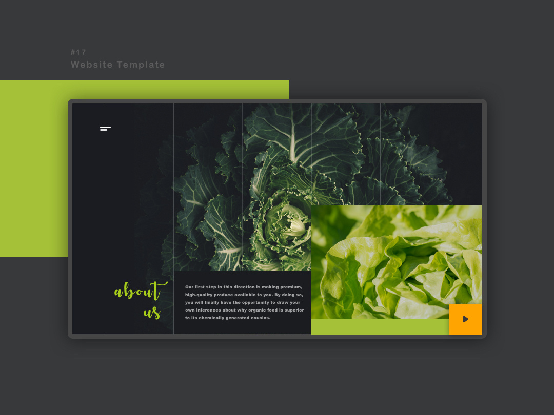 Website UI - "Farm Fresh" by Kriti Gohil on Dribbble