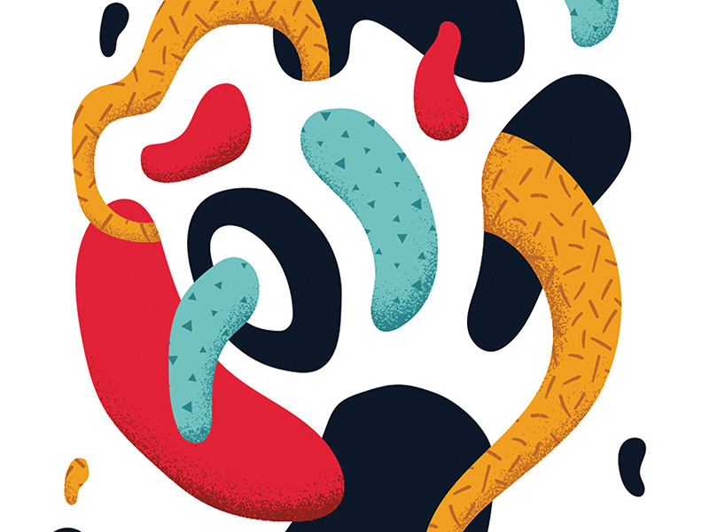 Abstract shapes by Julia Mattioni on Dribbble