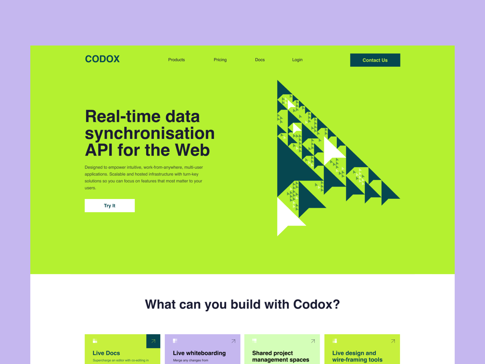 Real-time data synchronisation landing page by TechWings on Dribbble Real-time data synchronisation landing page by TechWings on Dribbble