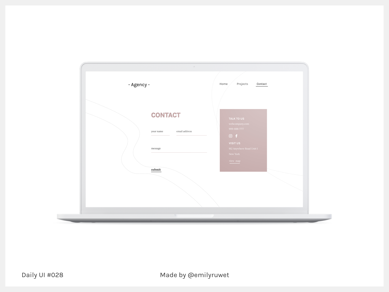 Dailyui 28 by Emily Ruwet on Dribbble