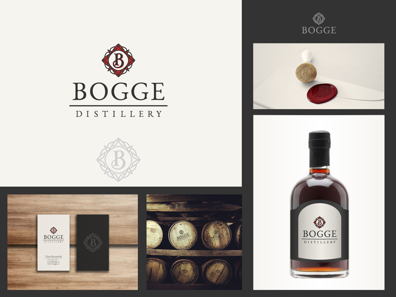 Bogge Distillery - Logo and b_card by Aylin Hakova on Dribbble