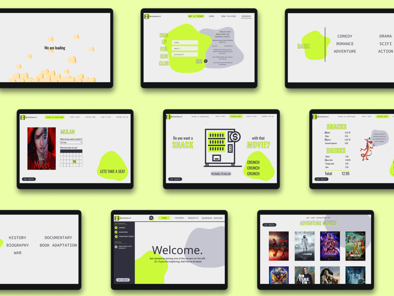 Cinema Platform by AddaGo on Dribbble