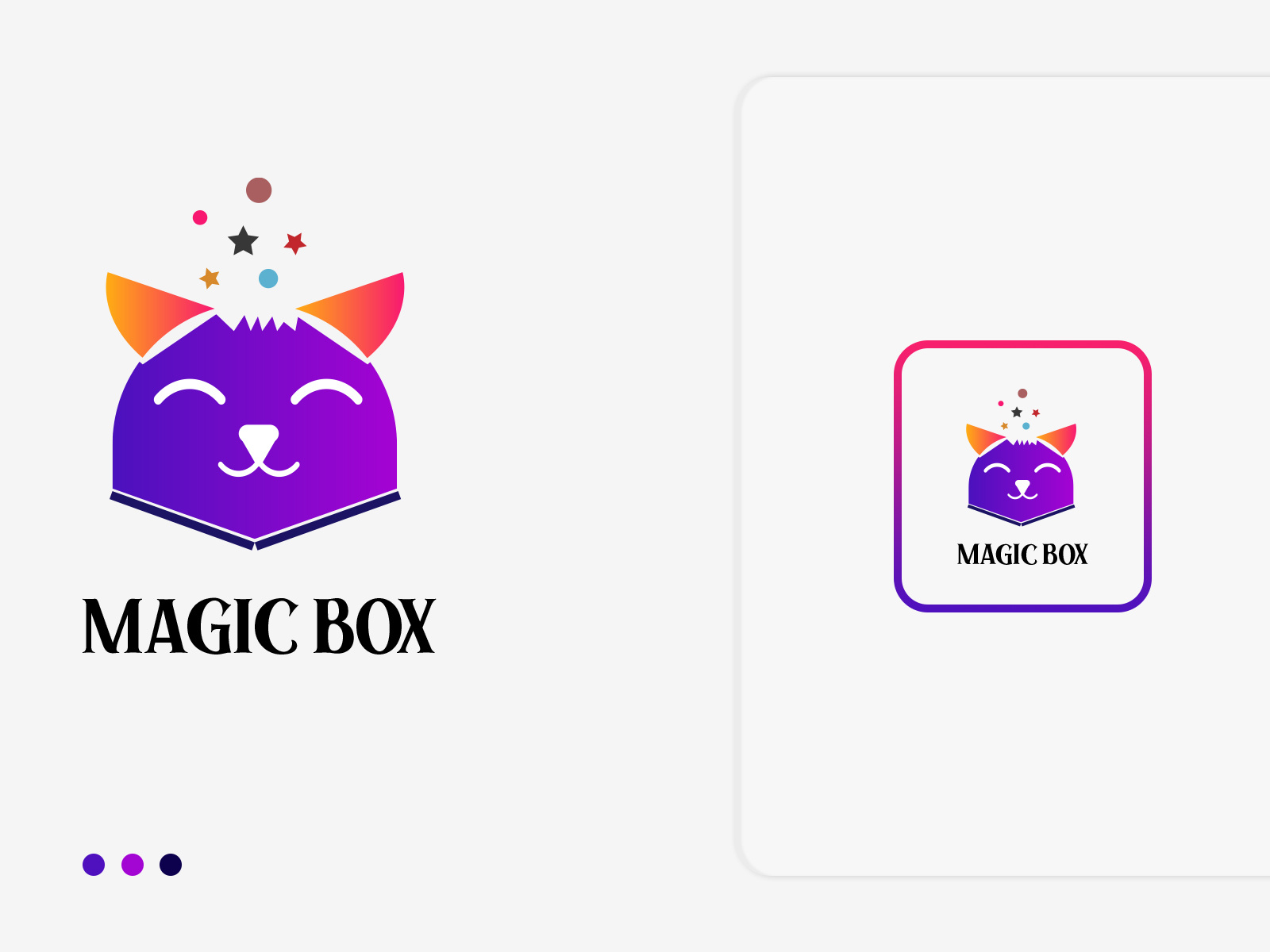 Magic Box Logo Exploration! V.2 by Kazi Faiz Ahmed on Dribbble
