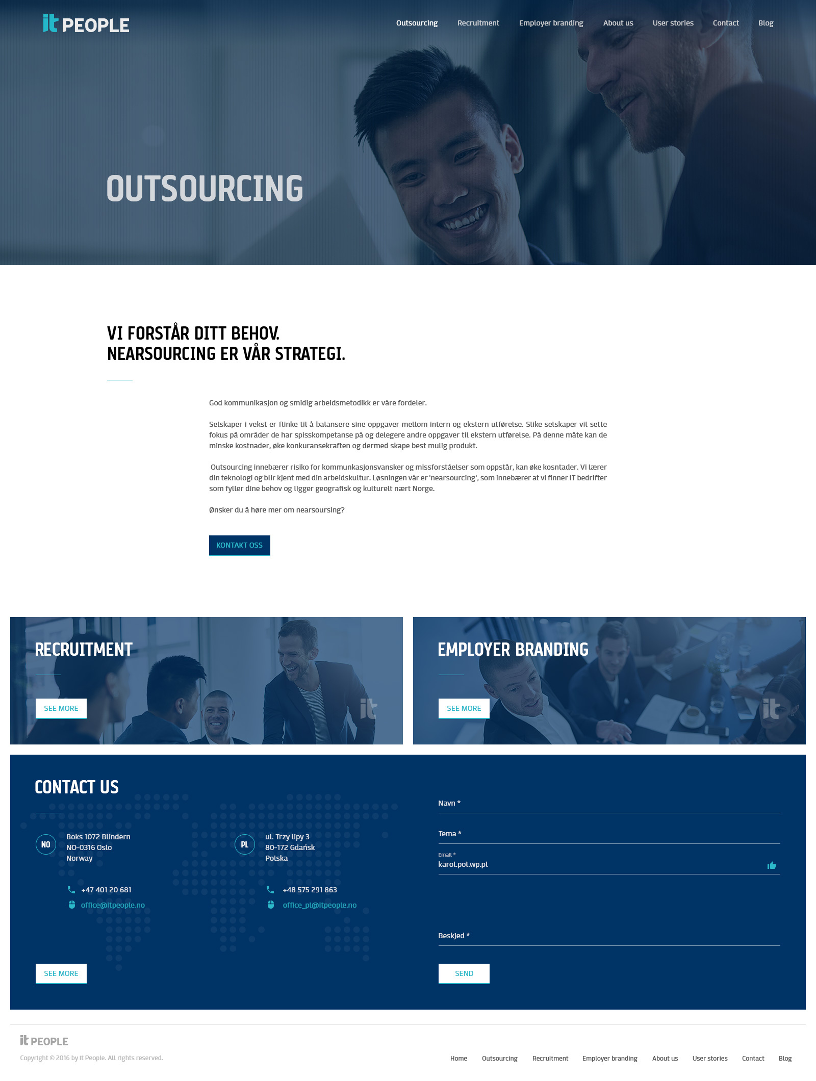 itPeople by Karol Połubiński on Dribbble