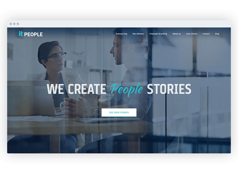 itPeople by Karol Połubiński on Dribbble
