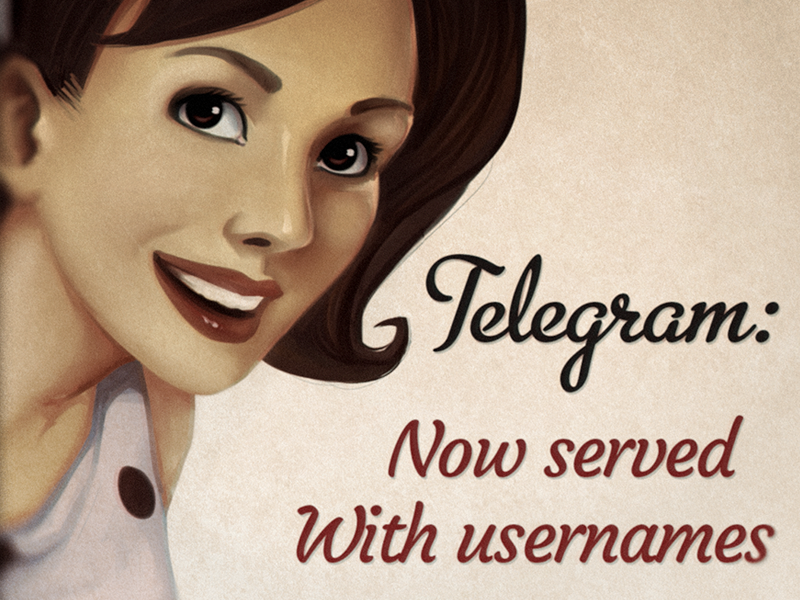 Telegram Usernames Function Promo by Nightgrowler on Dribbble