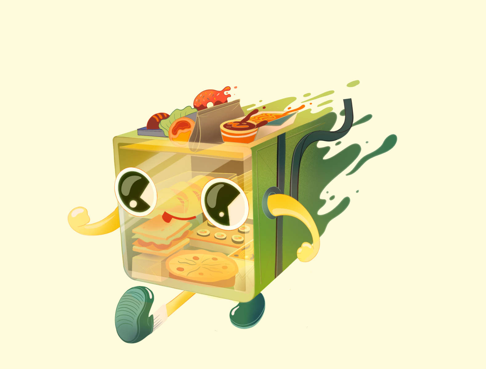 Delivery sticker by Lizzmc on Dribbble