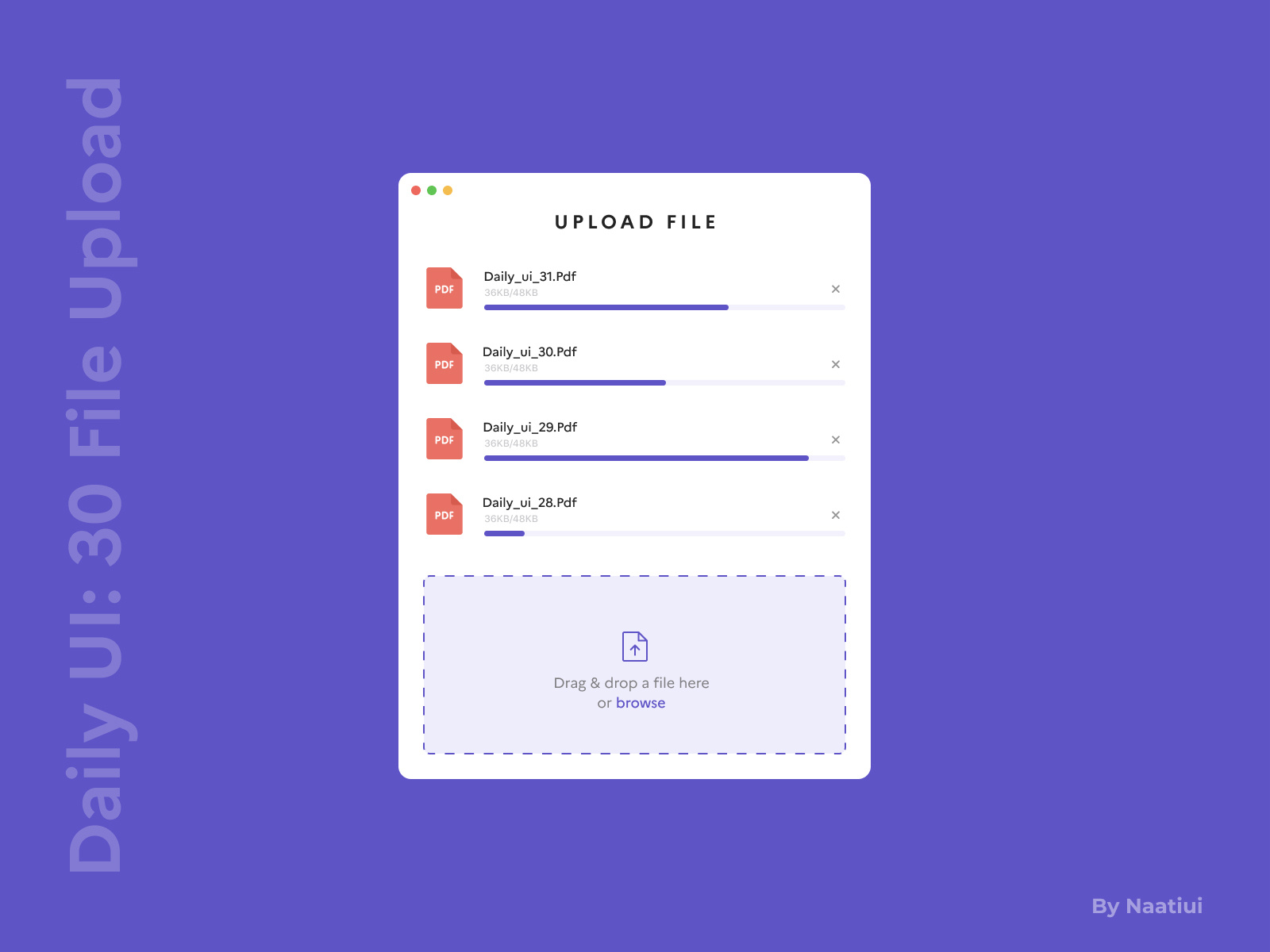 Upload file by Nathan Eliezer on Dribbble