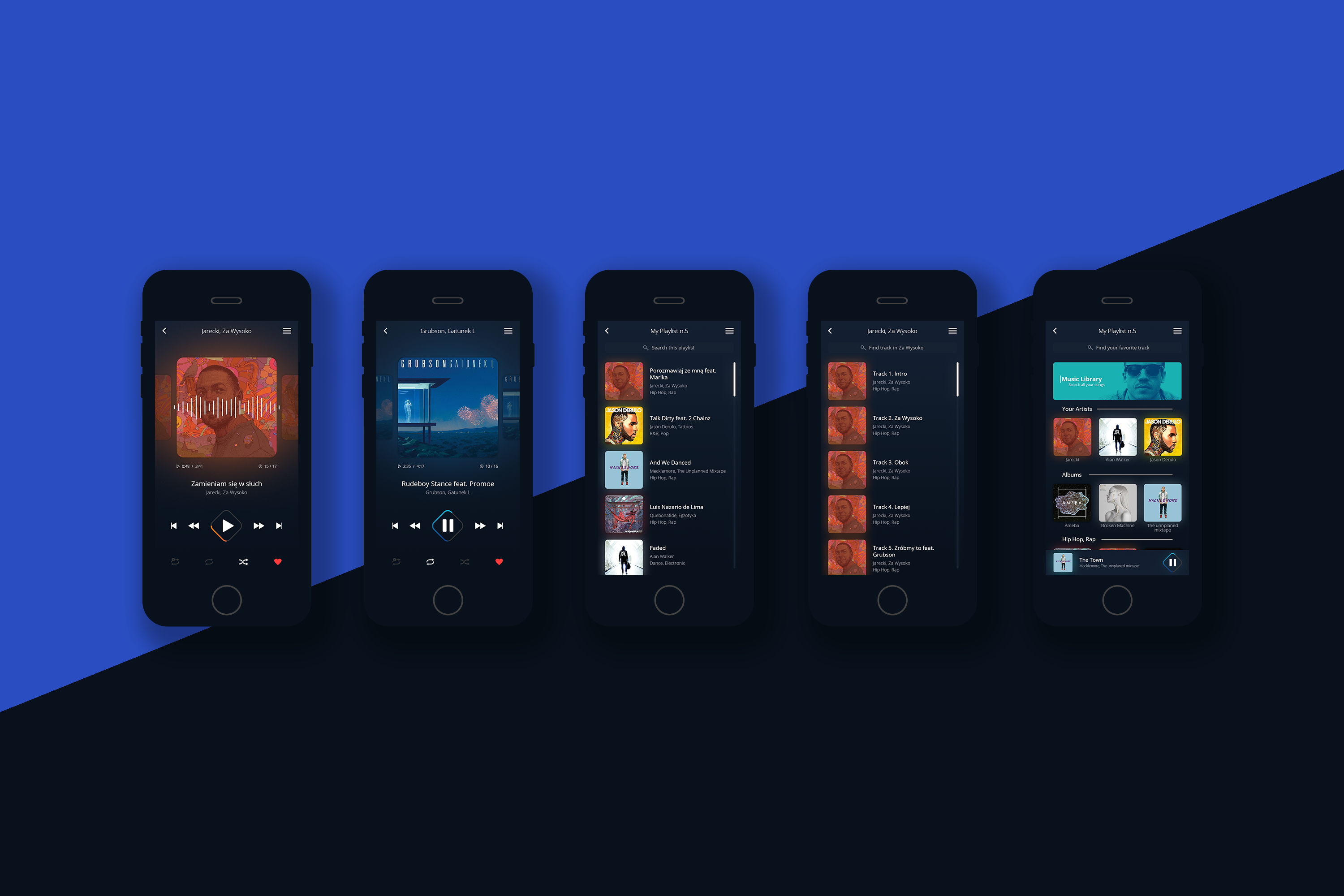 Another view of my Music App by Daniel Wodziczka on Dribbble