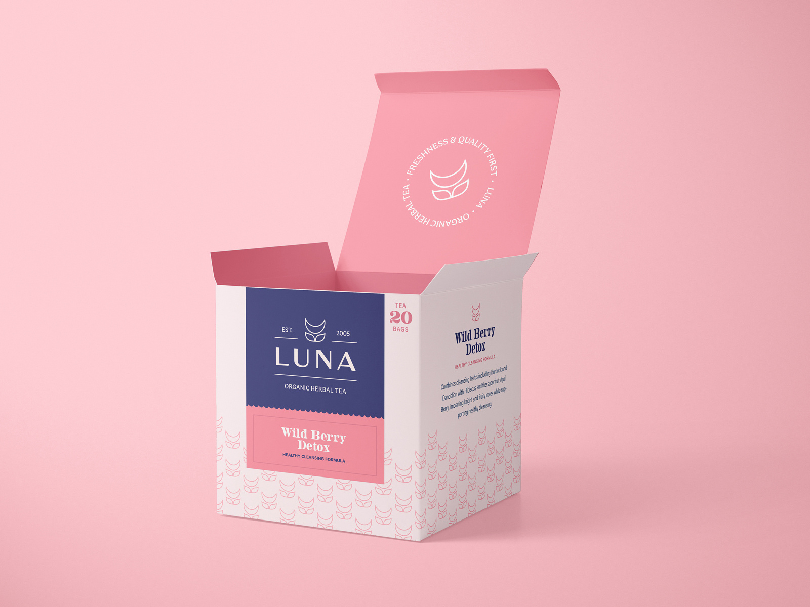 Luna Tea - Packaging by Maria Villafane on Dribbble
