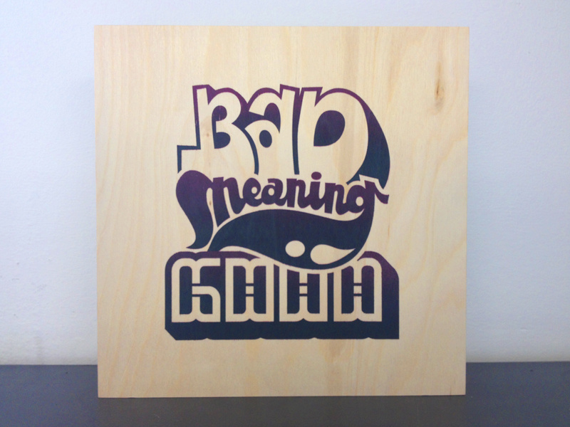 Bad Meaning Good by Mister Fiksit on Dribbble