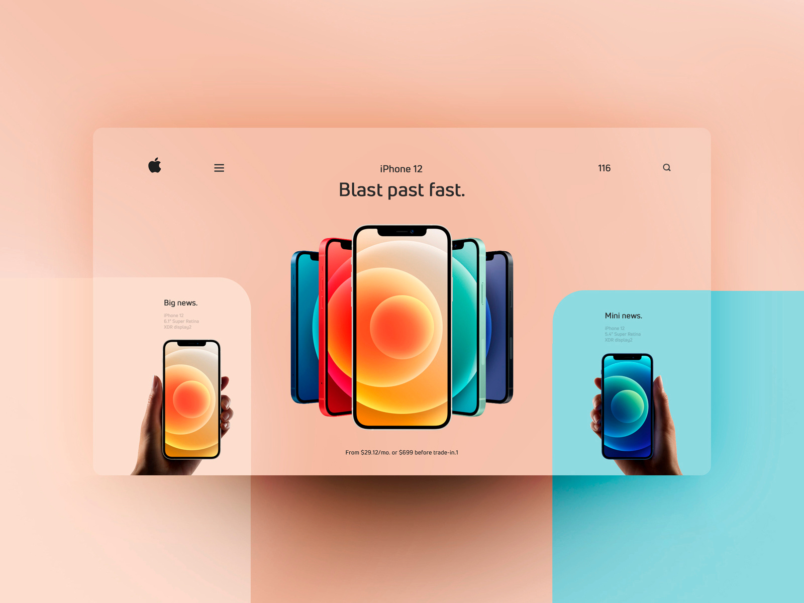 iPhone 12 by Maxim Nilov on Dribbble