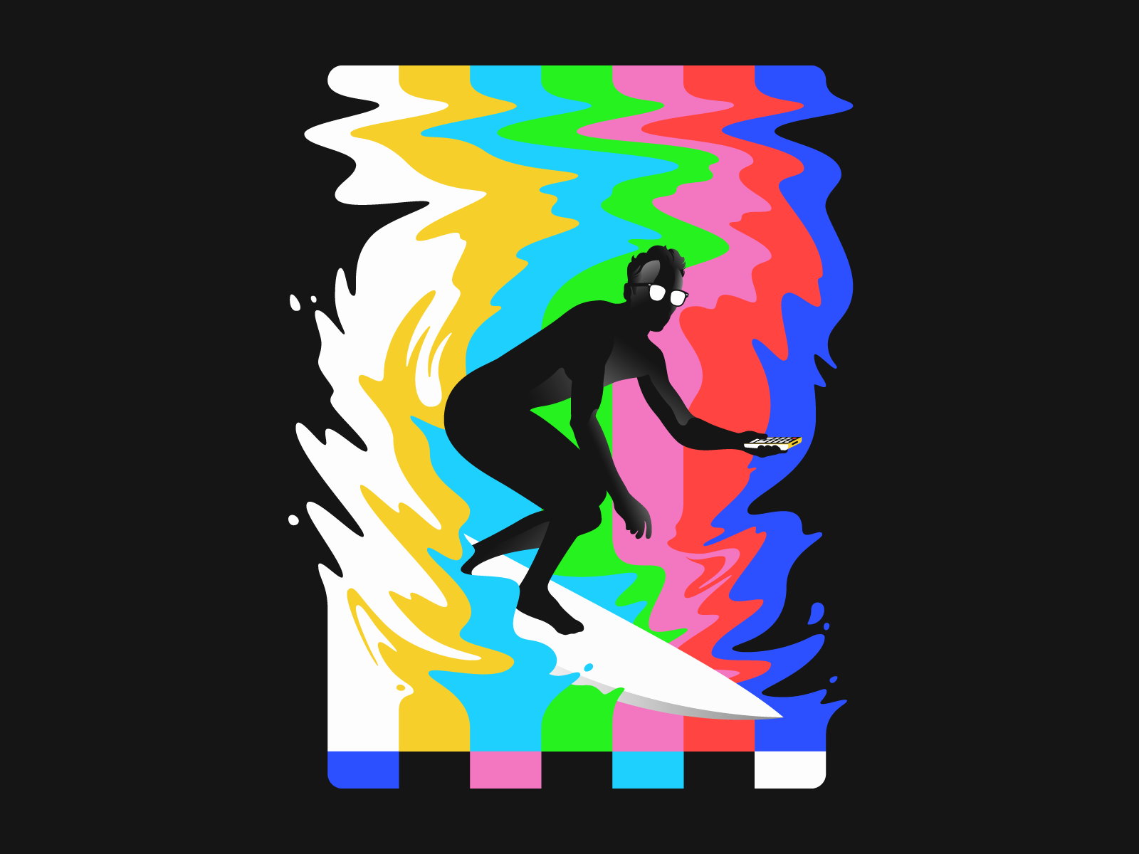 Channel Surfer by Jeremy Martinez on Dribbble