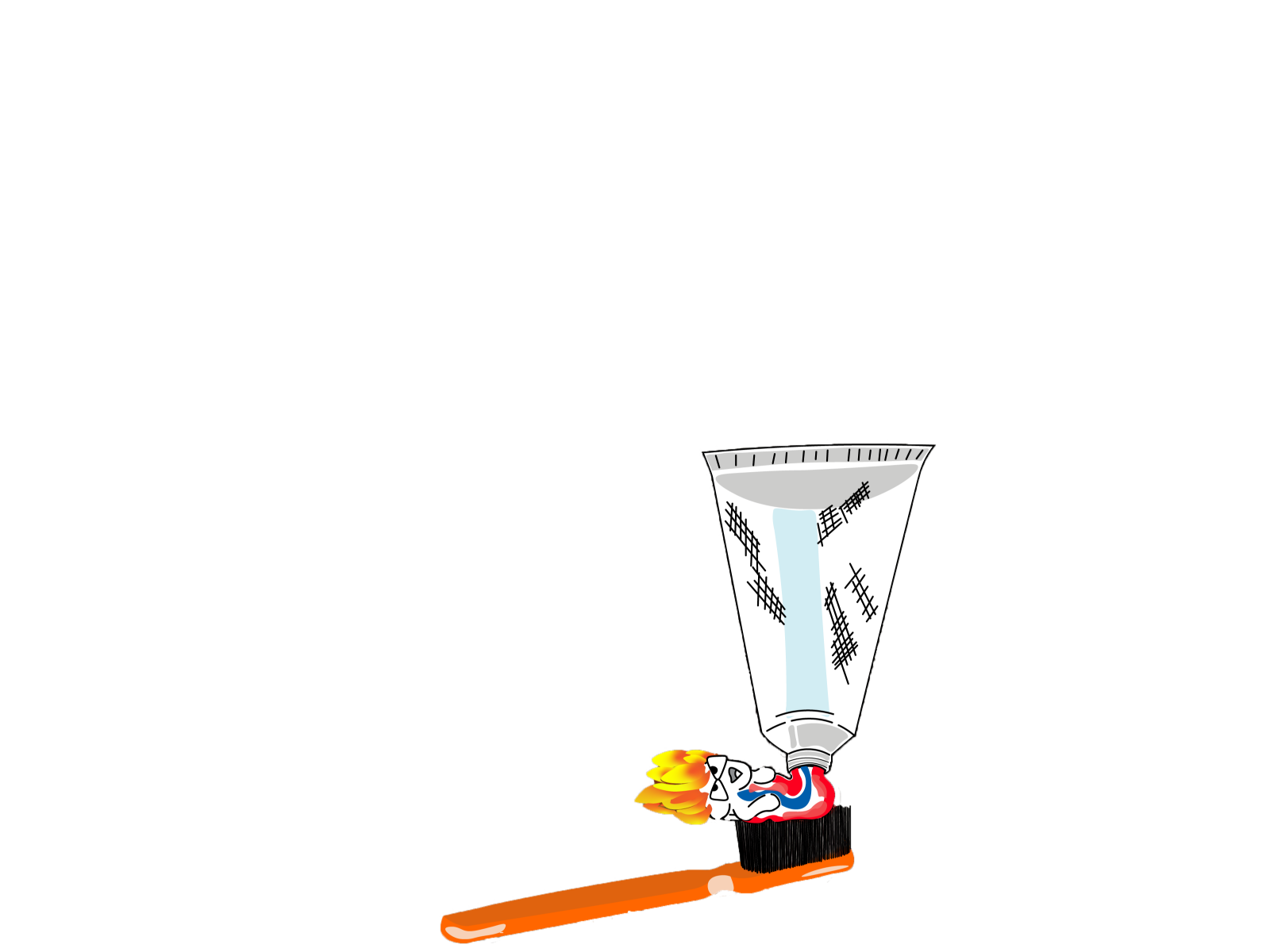 Super Saiyan Tooth paste by OKAYBONITA on Dribbble