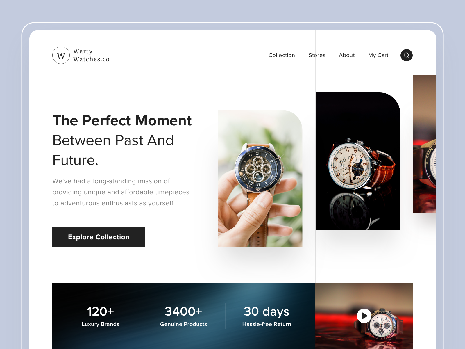 Online Watch Store - Web by Aditya Singh for Nickelfox - UI/UX Design ...