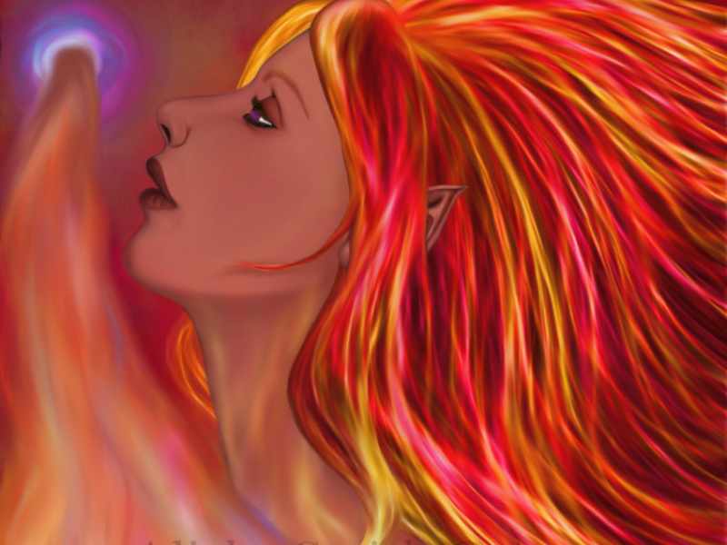 Flame Maiden by Alisha Smith on Dribbble
