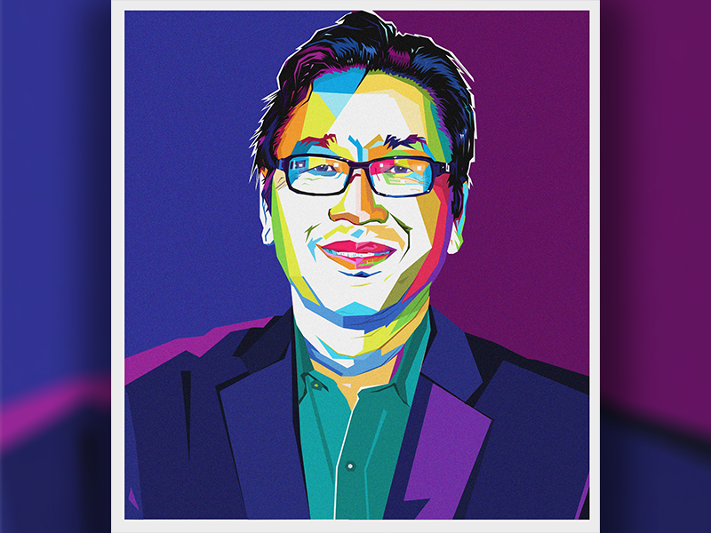 WPAP Vector Portrait by Sourav Aich on Dribbble