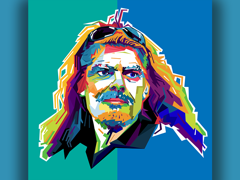 WPAP Vector Portrait by Sourav Aich on Dribbble