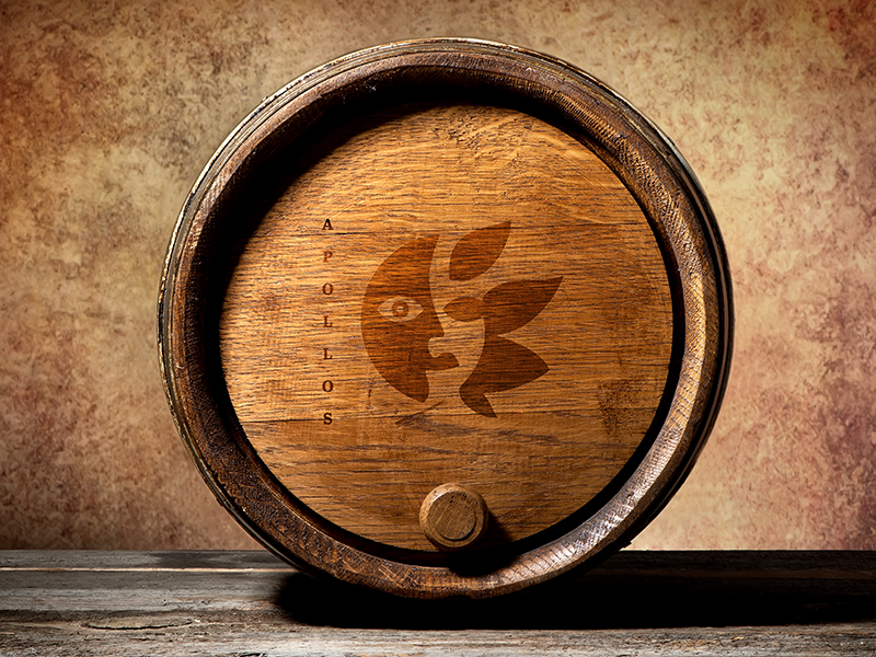 Apollos Vineyard Wine Barrel by James Strange on Dribbble