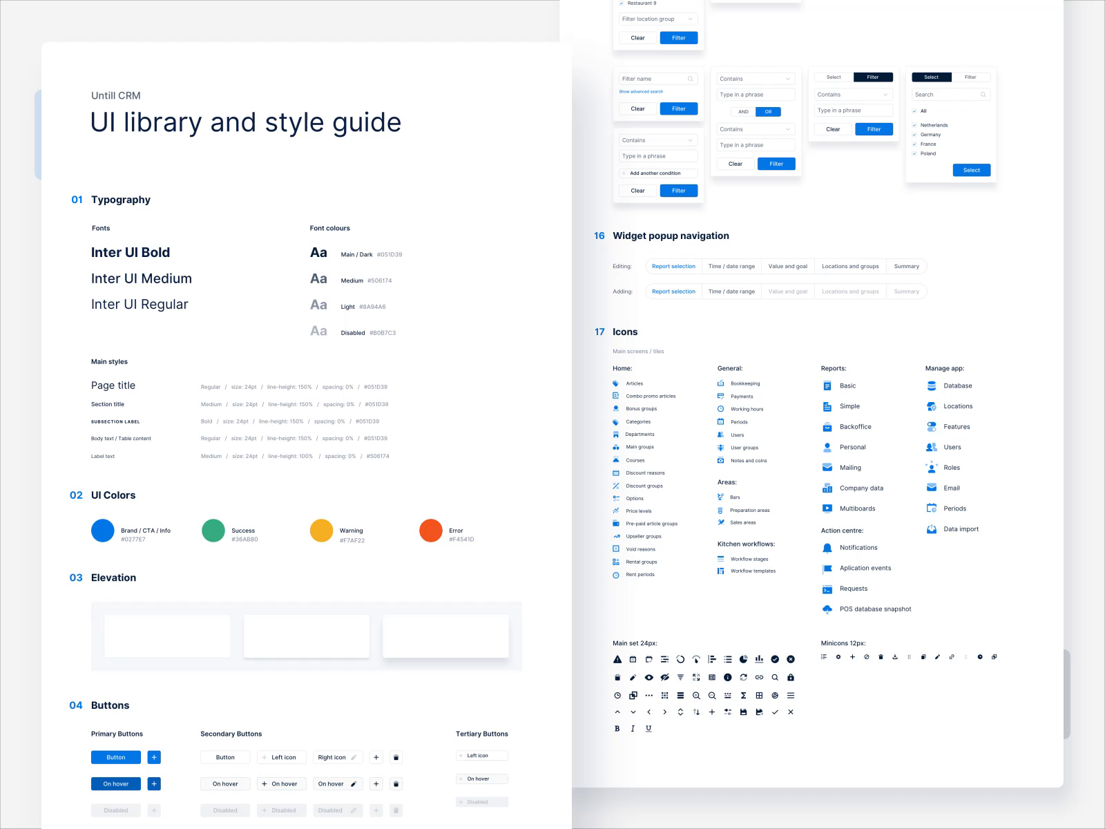 Style Guides by Matthew Kosloski | Dribbble