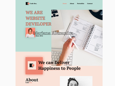 Code Box - Creative Agency Website Exploration by lazuardi on Dribbble