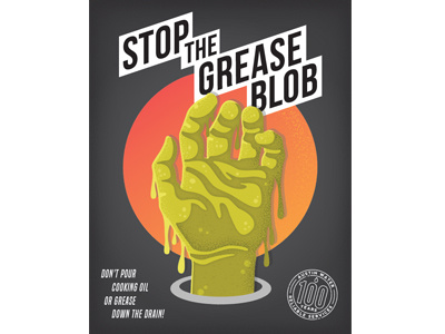 Stop The Grease Blob by Elizabeth Griffin on Dribbble