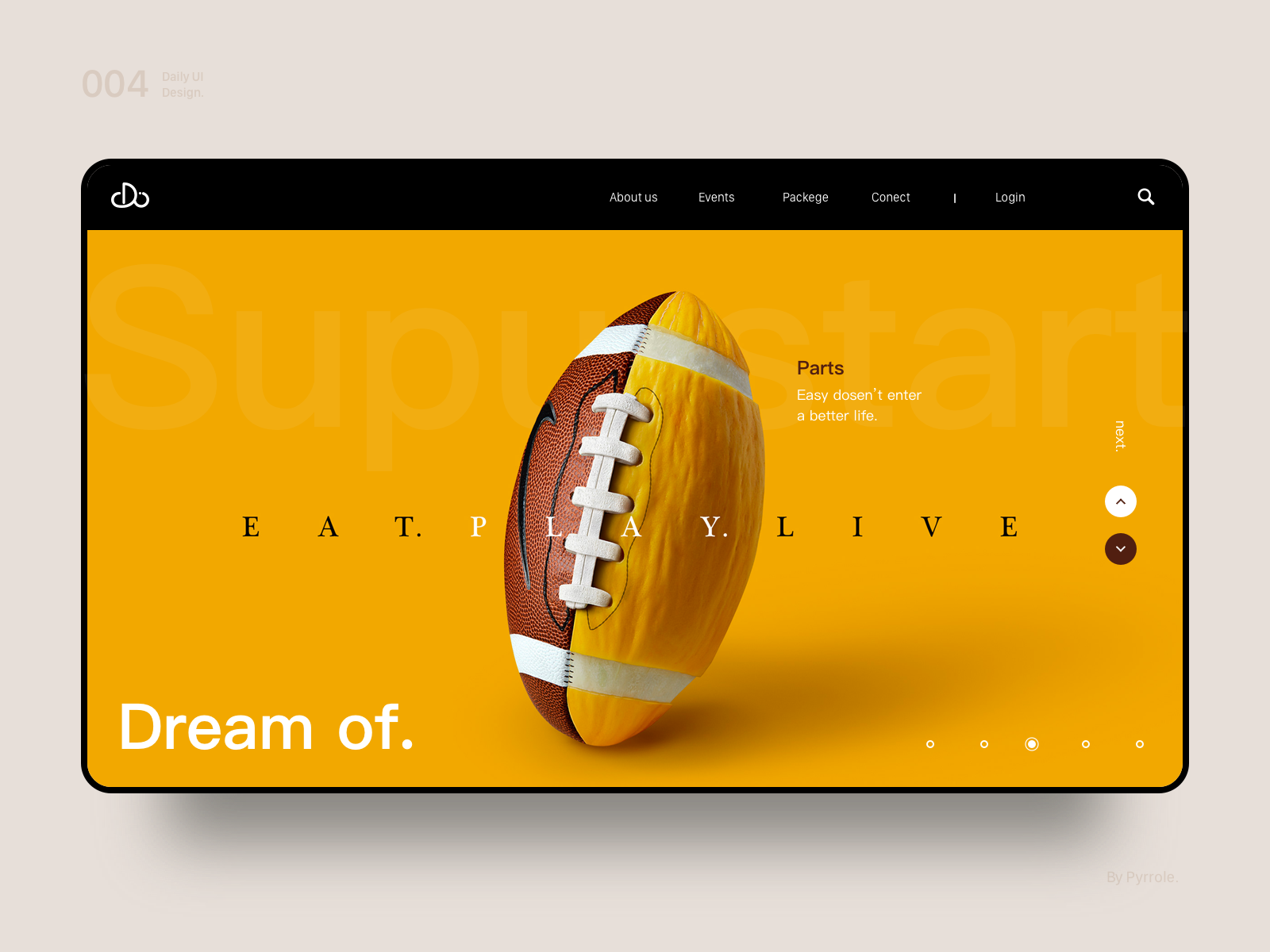 Ball Web by Pyrrole for BestDream on Dribbble