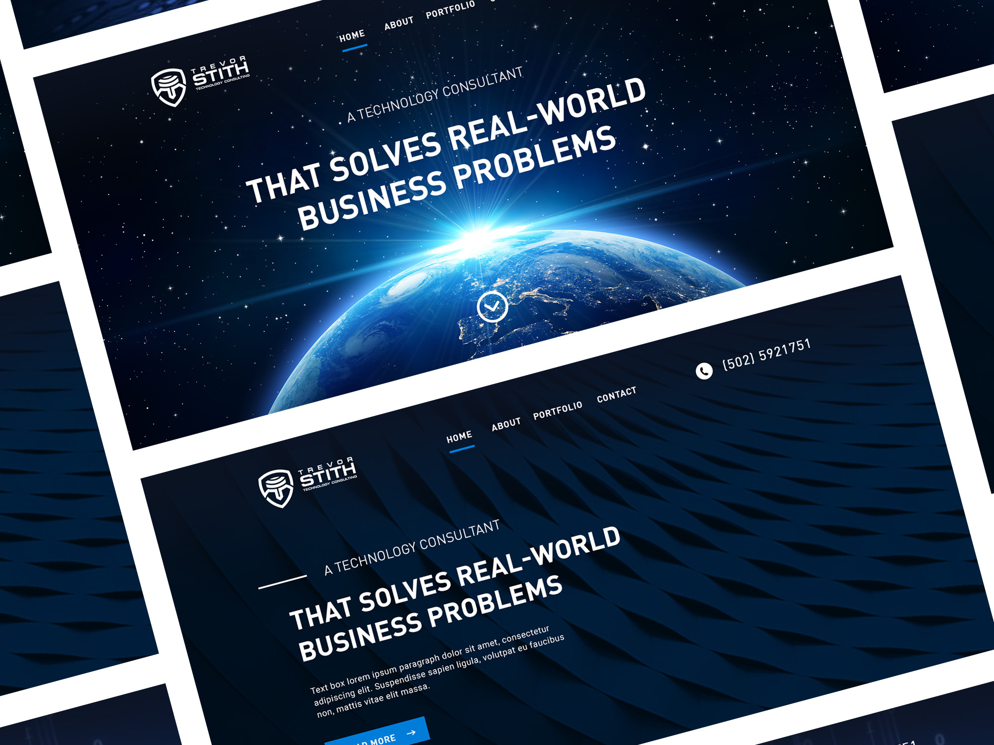 Tech Header Design by Kama Dwipayana on Dribbble